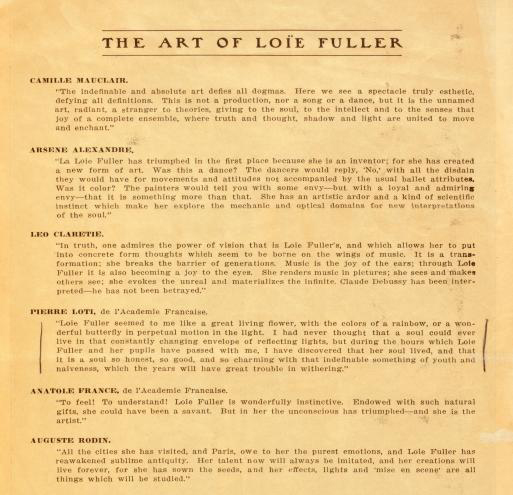 150 Years of Loïe Fuller, Modern Dance Pioneer | The New York Public ...